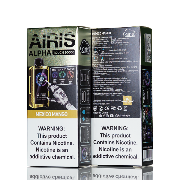 Airis Alpha Touch 20K Puffs Disposable | Only $6.99