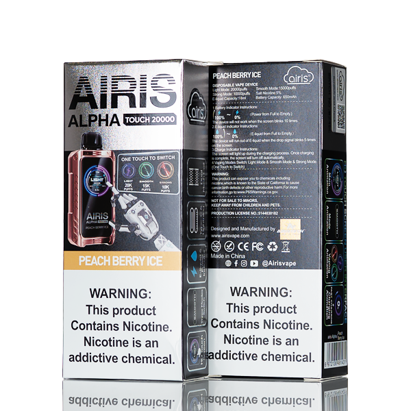 Airis Alpha Touch 20K Puffs Disposable | Only $6.99