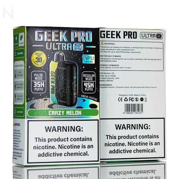 Geek Pro Ultra X 45K Puffs Disposable - 30mL | Only $18.95