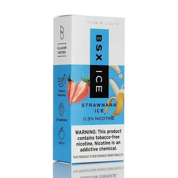 BSX ICE E-liquid - Strawnana Ice - 60ml | Chilled Vape Juice
