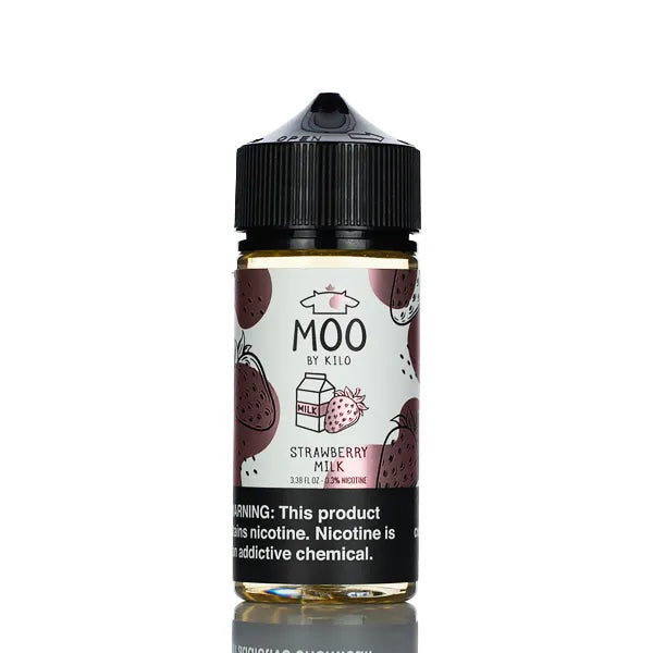 Moo E-Liquids - Strawberry Milk - 100ml | TFN E-Liquid, Vape E-Juice