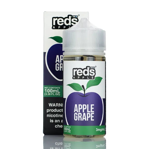 7 Daze Reds Apple eJuice Grape - 100ml | E-Liquids