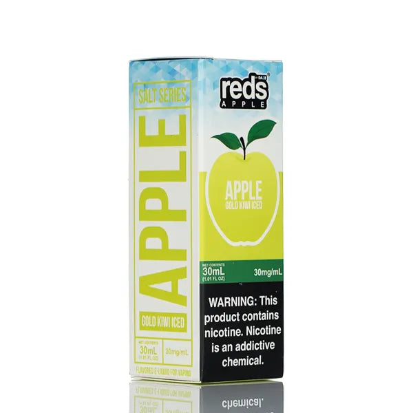 7 Daze Salt Reds Apple Gold Kiwi ICED - 30ml | Salt Nic