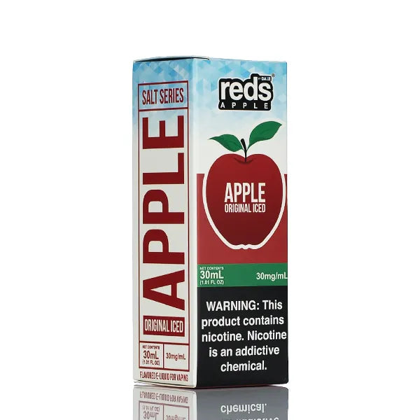 7 Daze Salt Reds Apple Original ICED - 30ml | Salt Nic