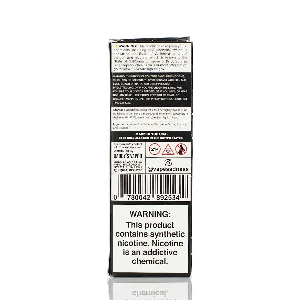 Sadboy E-liquid - Strawberry Jam - 100ml | Vape Juice Sadboy E-liquid - Strawberry Jam - 100ml | Vape Juice