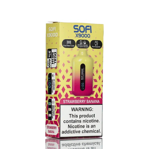 SOFI X9000 9000 Puffs Dual Mesh Disposable Vape - 18ml | 5% Salt Nic